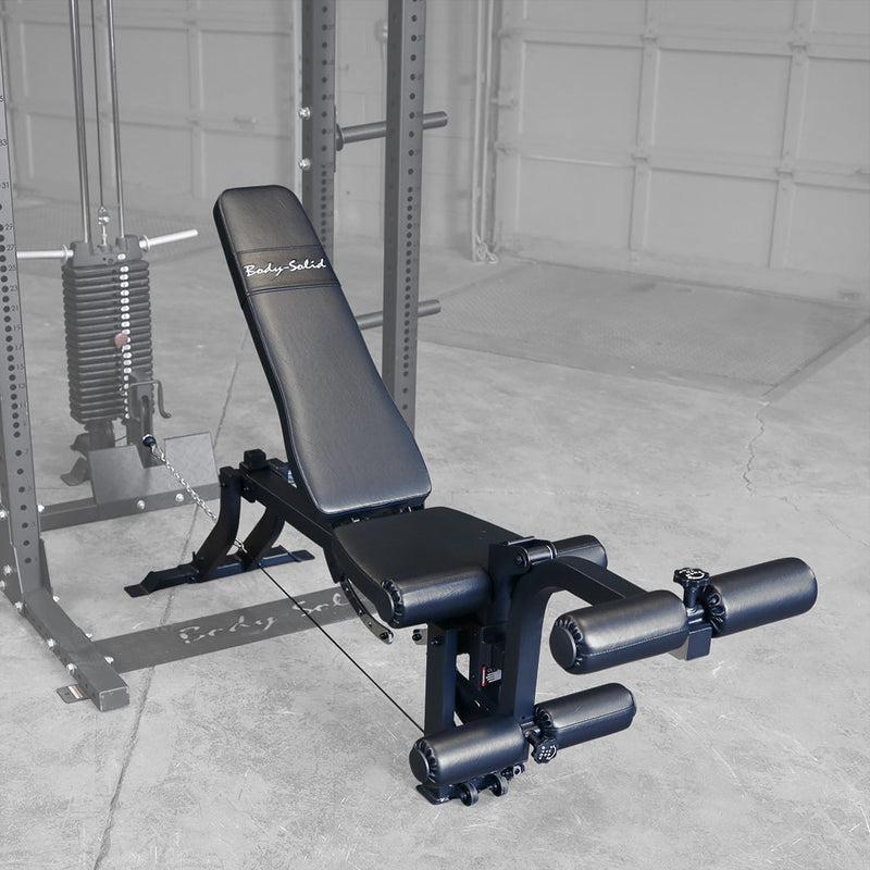 Body-Solid Adjustable Bench with Cabled Leg Developer GLEG ...