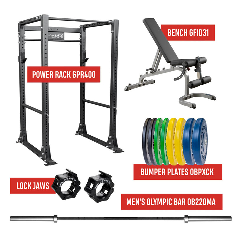 Body-Solid Power Rack Pack GPR400-PACK – Bodytrading.com